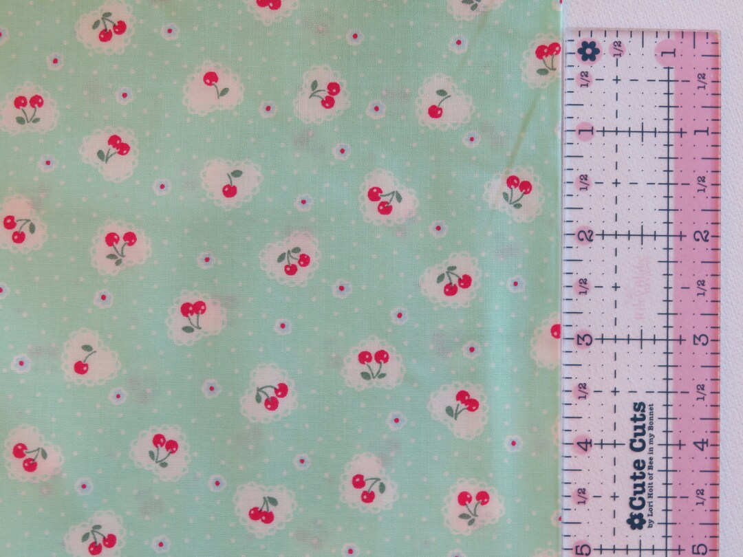 1/2 Yard Yuwa Atsuko Matsuyama Japan | Cherry Heart | AT826805 D Mint - Etsy
