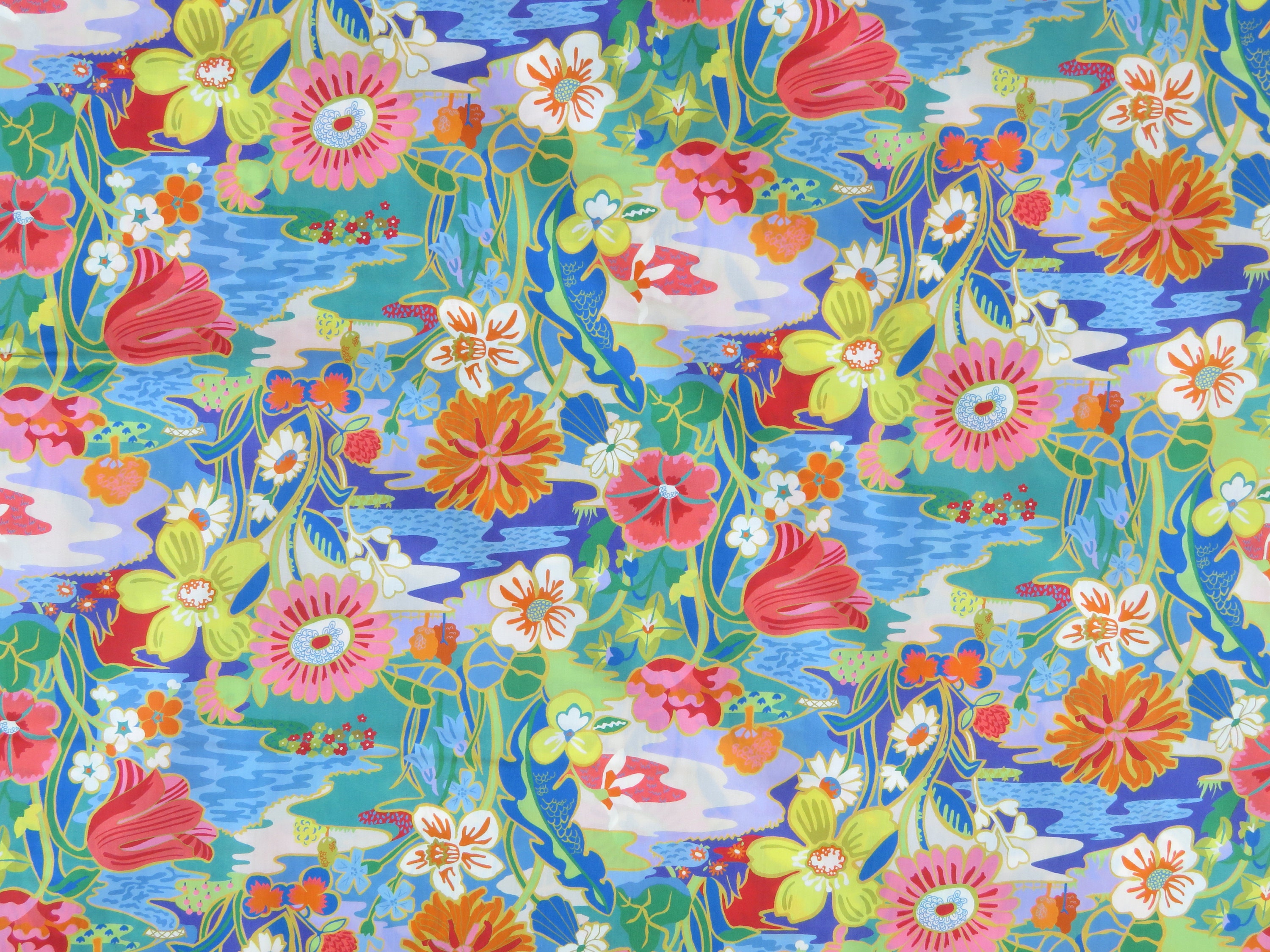 Liberty Fabrics Tana Lawn® - SS21 - Sunshine Meadow - Colorway A ...