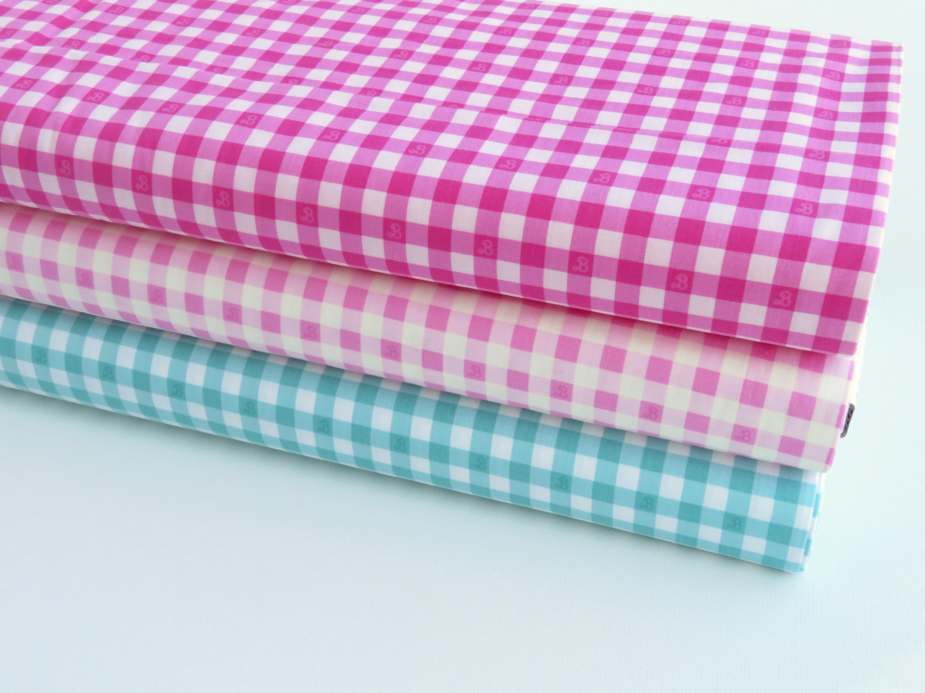 Barbie™ World Barbie Gingham Teal for Riley Blake Designs | C15024-TEAL ...