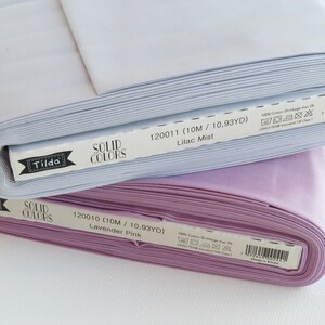Tilda Basic Solid Collection | Solid Lavender Pink | TIL120010 - Etsy