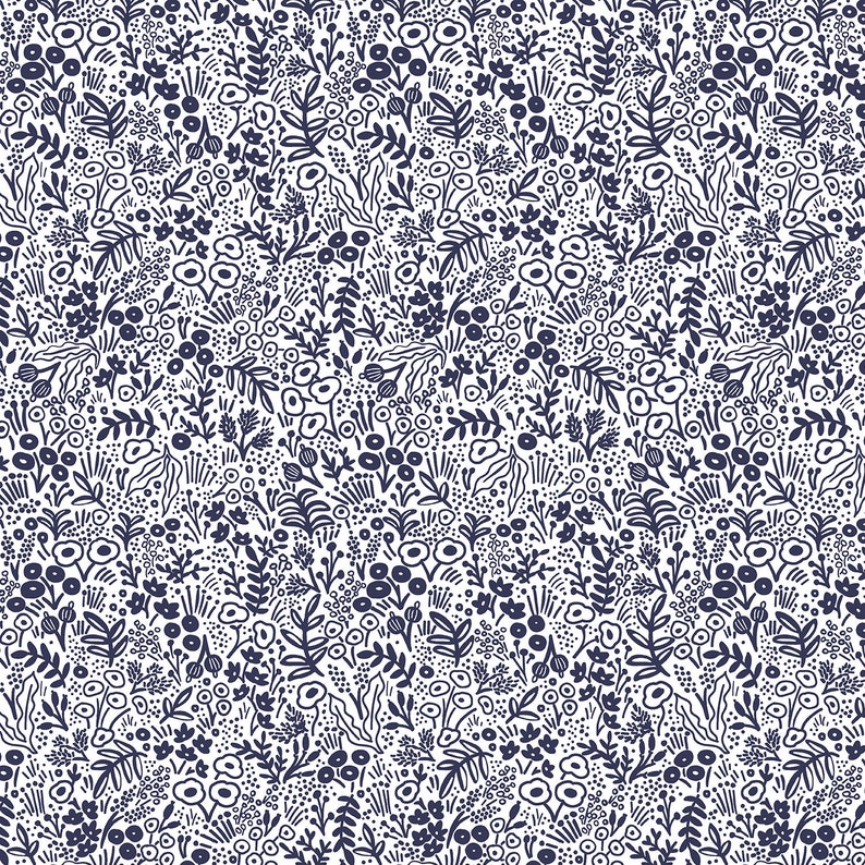 Rifle Paper Co. Basics - Tapestry Lace - Navy | RP500-NA4 - Etsy