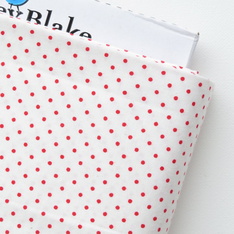 Riley Blake Red Pin Dots - Etsy