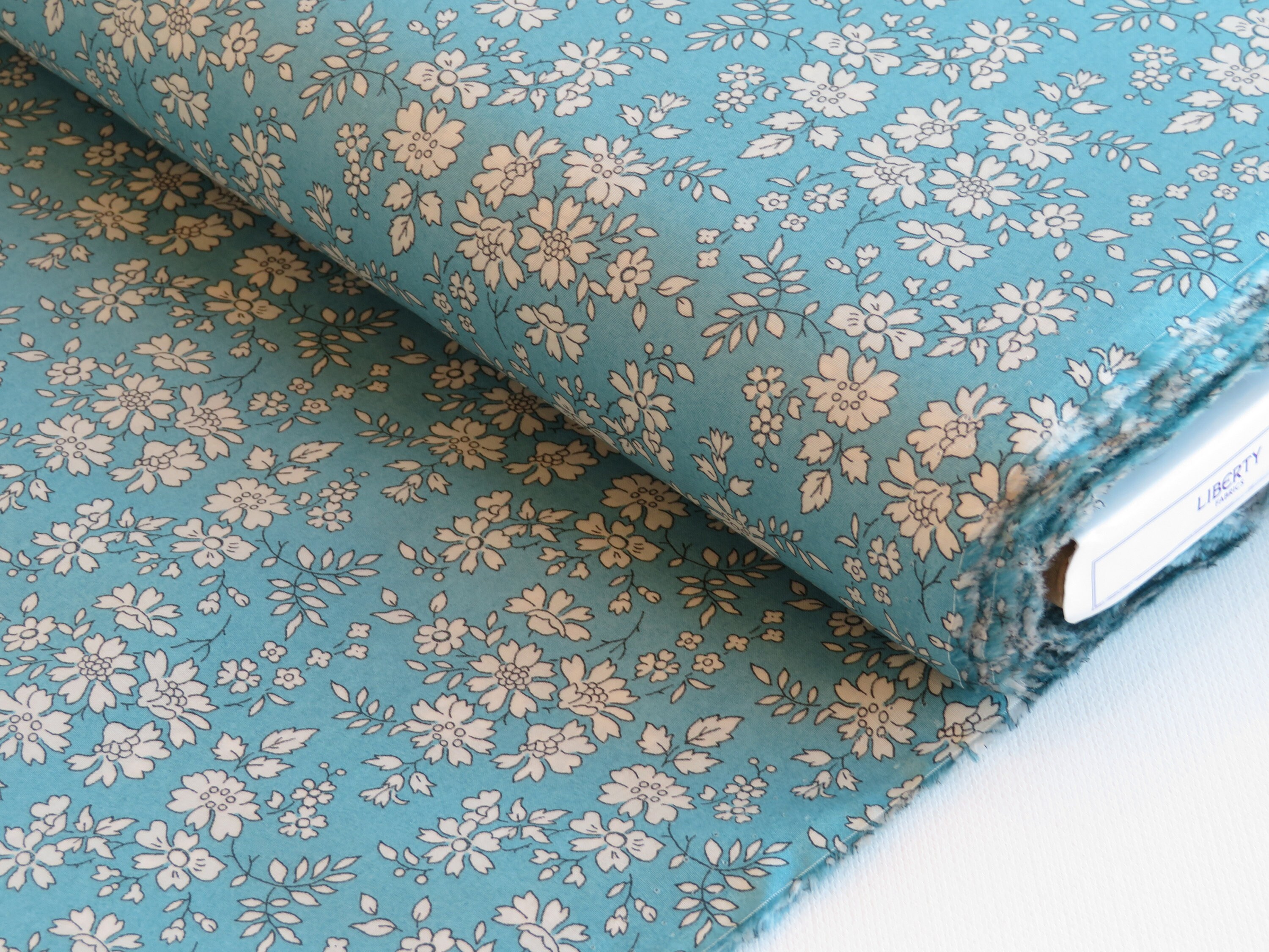 Liberty Fabrics Tana Lawn® - Capel - Colorway N - 03633055N Mint/teal ...
