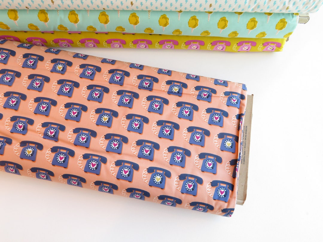 Cotton + Steel East Coast Speed Dial by Megan Kampa | MK103-DR1M Dusty ...