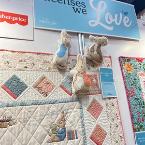 Peter Rabbit Book Adventures Quilt Boxed Kit Finished Size 60 in X 67 ...