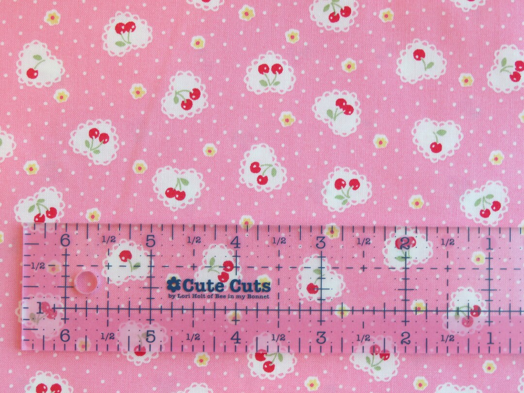 1/2 Yard Yuwa Atsuko Matsuyama Japan | Cherry Heart | AT826805 A Pink - Etsy