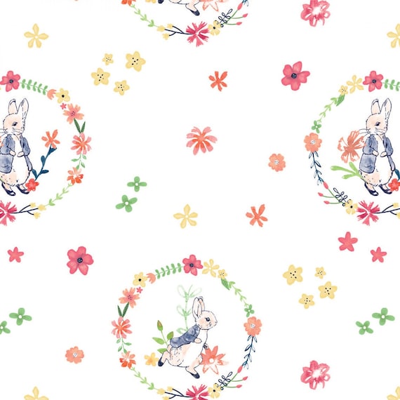 Peter Rabbit Floral Wreath From Flowers and Dreams Collection | Etsy