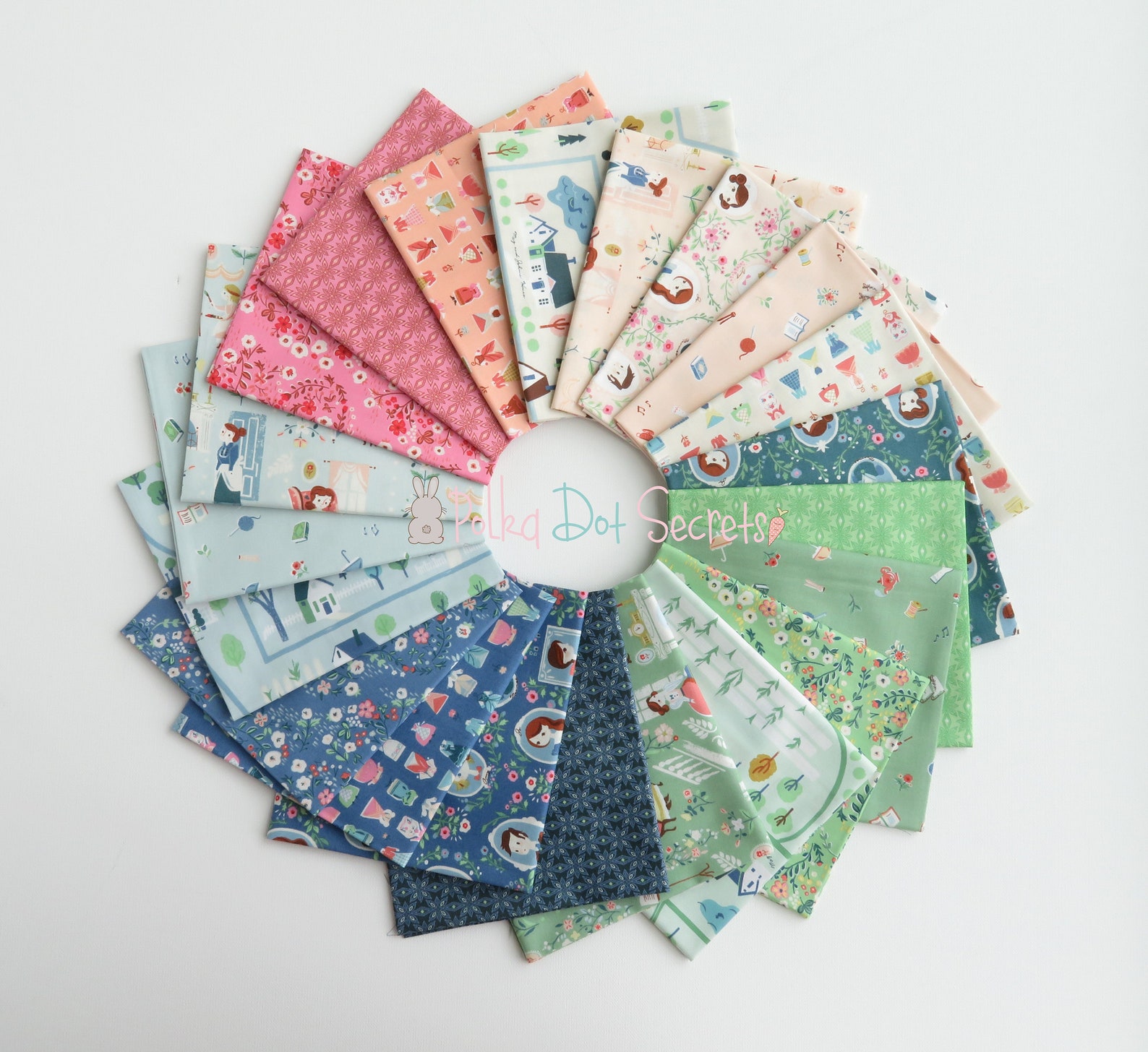 Little Women Gifts Cream by Jill Howarth for Riley Blake Designs ...