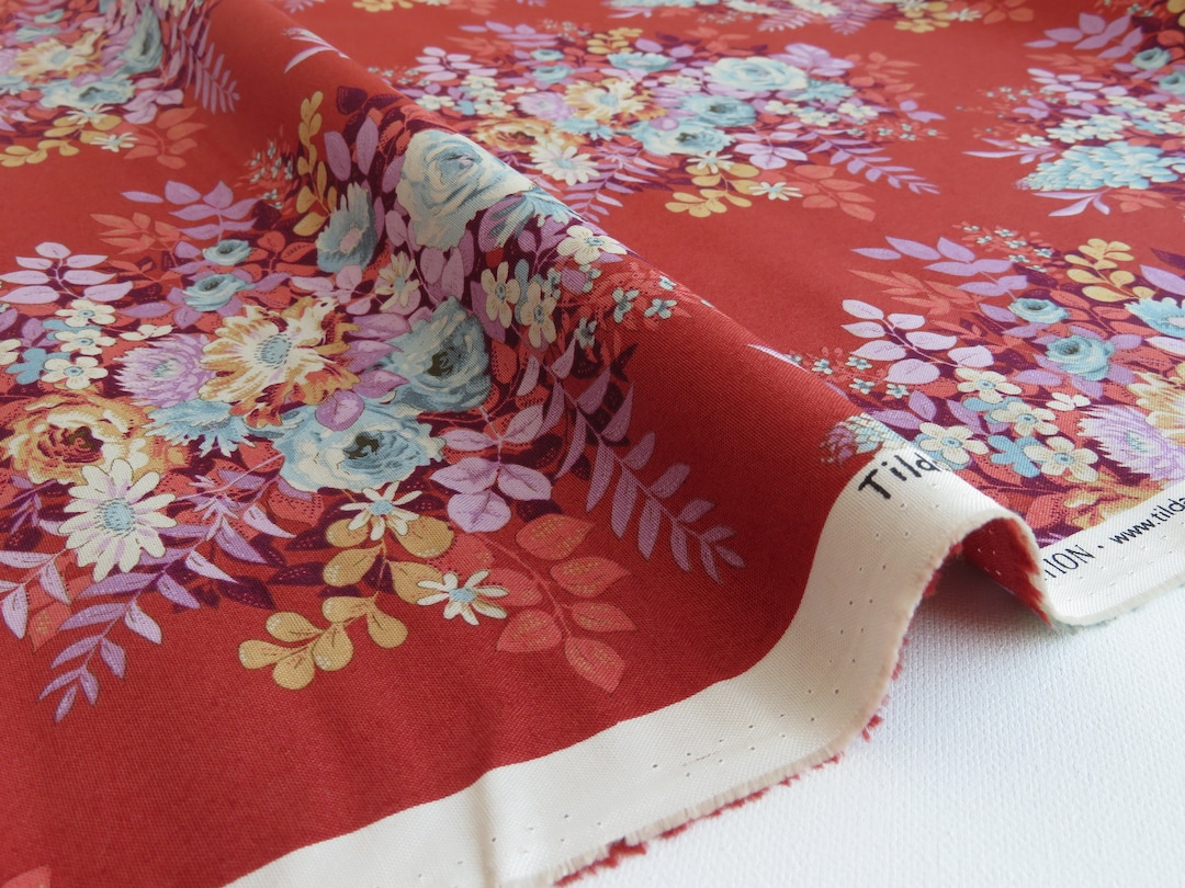 Whimsyflower Rust From Chic Escape Collection by Tone Finnanger | TIL100458 - Etsy