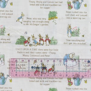 The Tale of Peter Rabbit Text Cream for Riley Blake Designs | 14701 ...