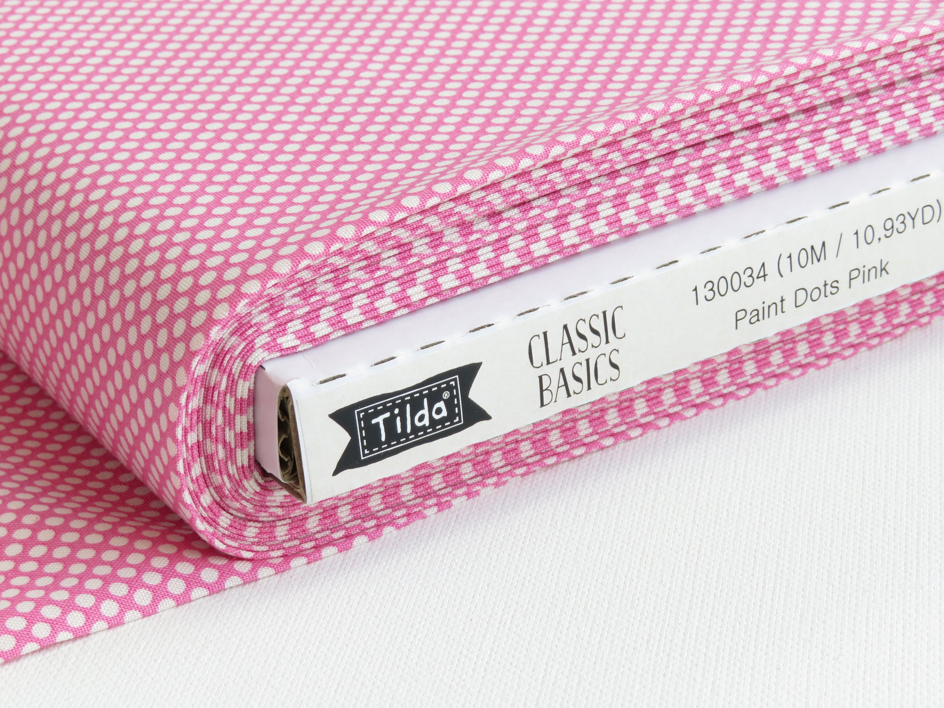 1/2 Yard Tilda Basic Classics Paint Dots Pink | TIL130034 - Etsy