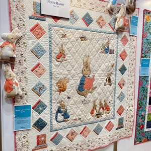 Peter Rabbit Book Adventures Quilt Boxed Kit Finished Size 60 in X 67 ...
