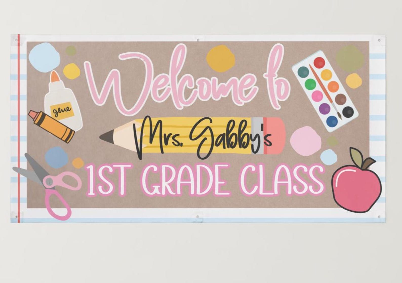 Welcome to - First Day Banner - Etsy