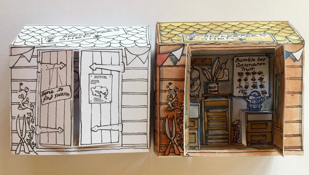 The Beekeeper's Shed Unique, Artist-made and Illustrated Downloadable ...