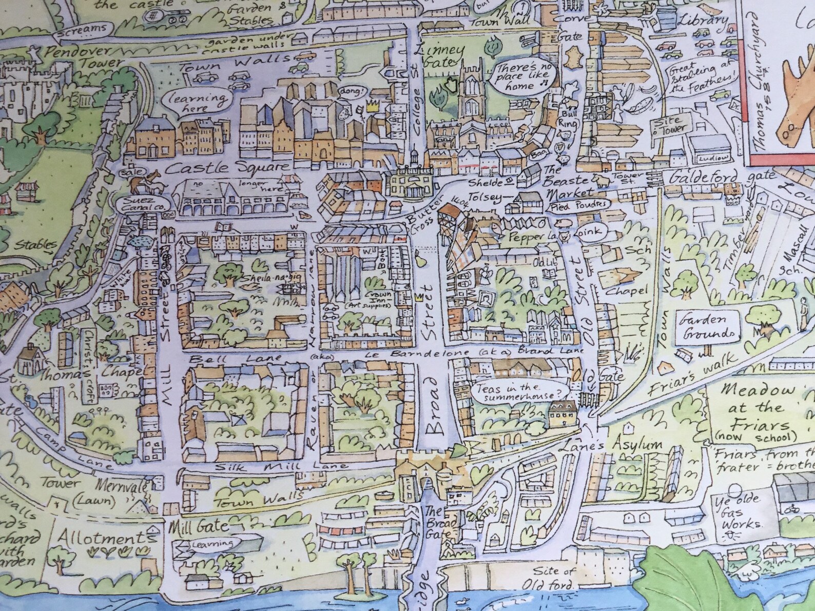 New Map of Ludlow - Etsy