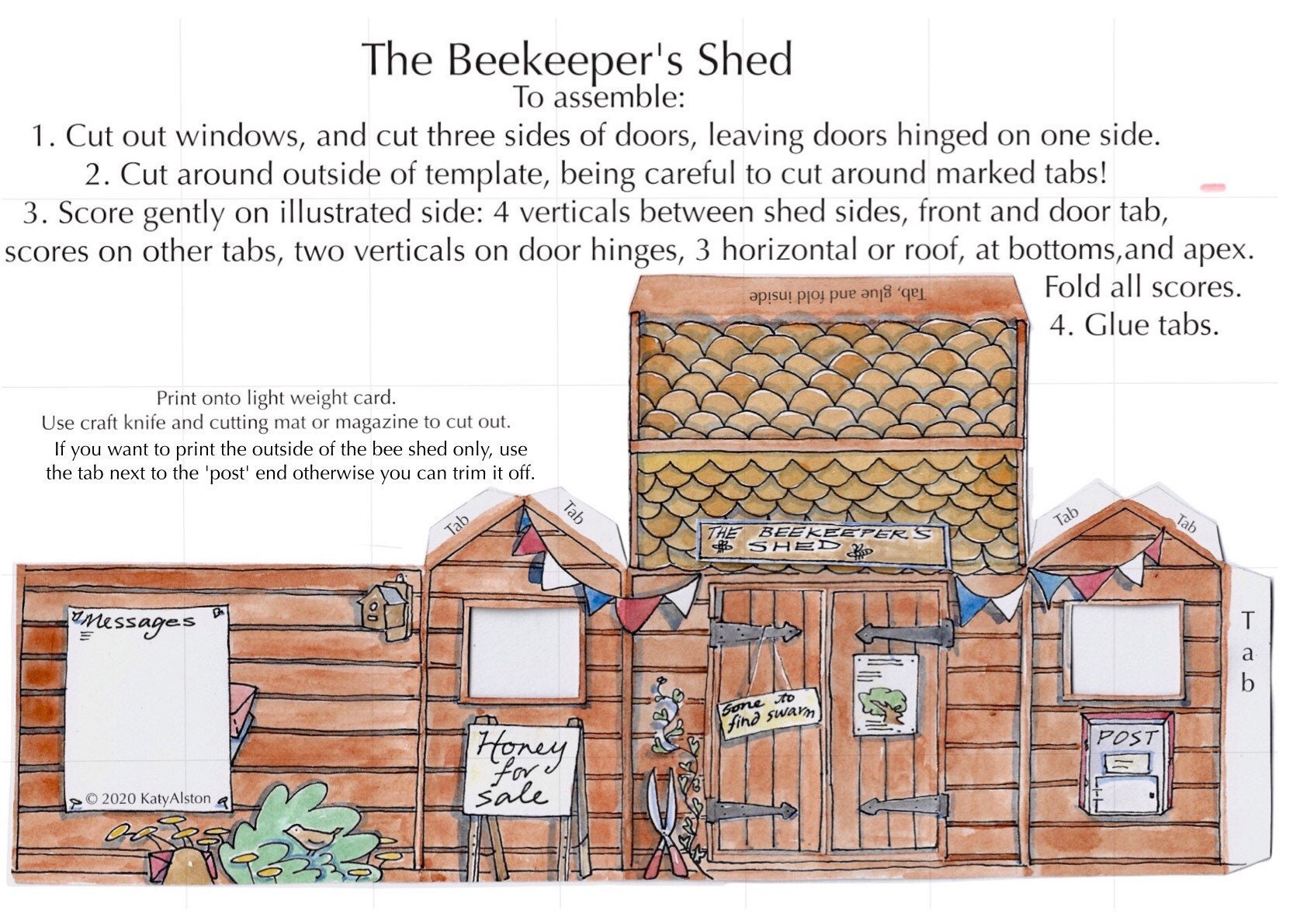 The Beekeeper's Shed Unique, Artist-made and Illustrated Downloadable ...