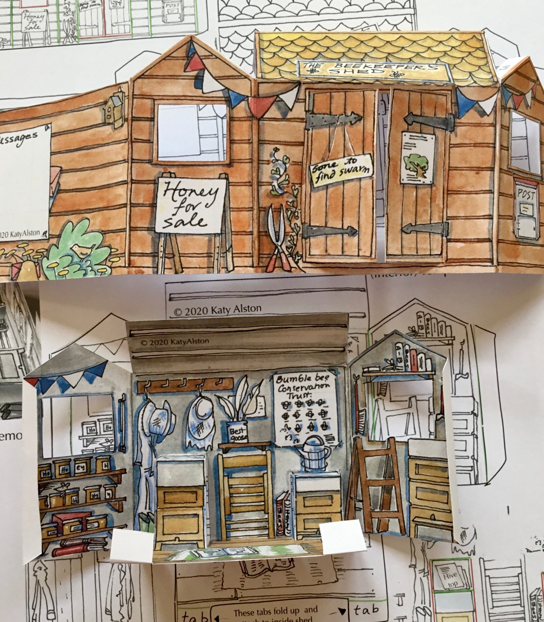 The Beekeeper's Shed Unique, Artist-made and Illustrated Downloadable ...