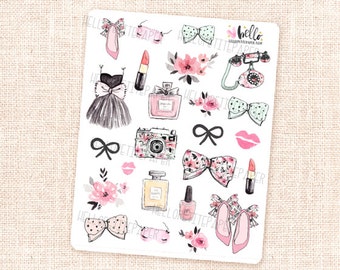 Girly sticker | Etsy