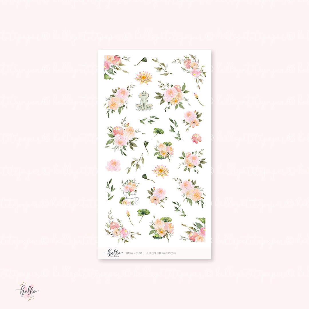 Tiana - Princess Deco Stickers | the Princess and the Frog - Etsy