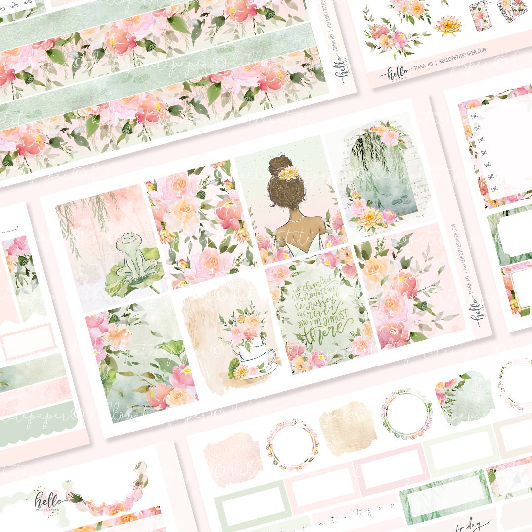 Tiana - Princess Planner Sticker Kit | the Princess and the Frog - Etsy
