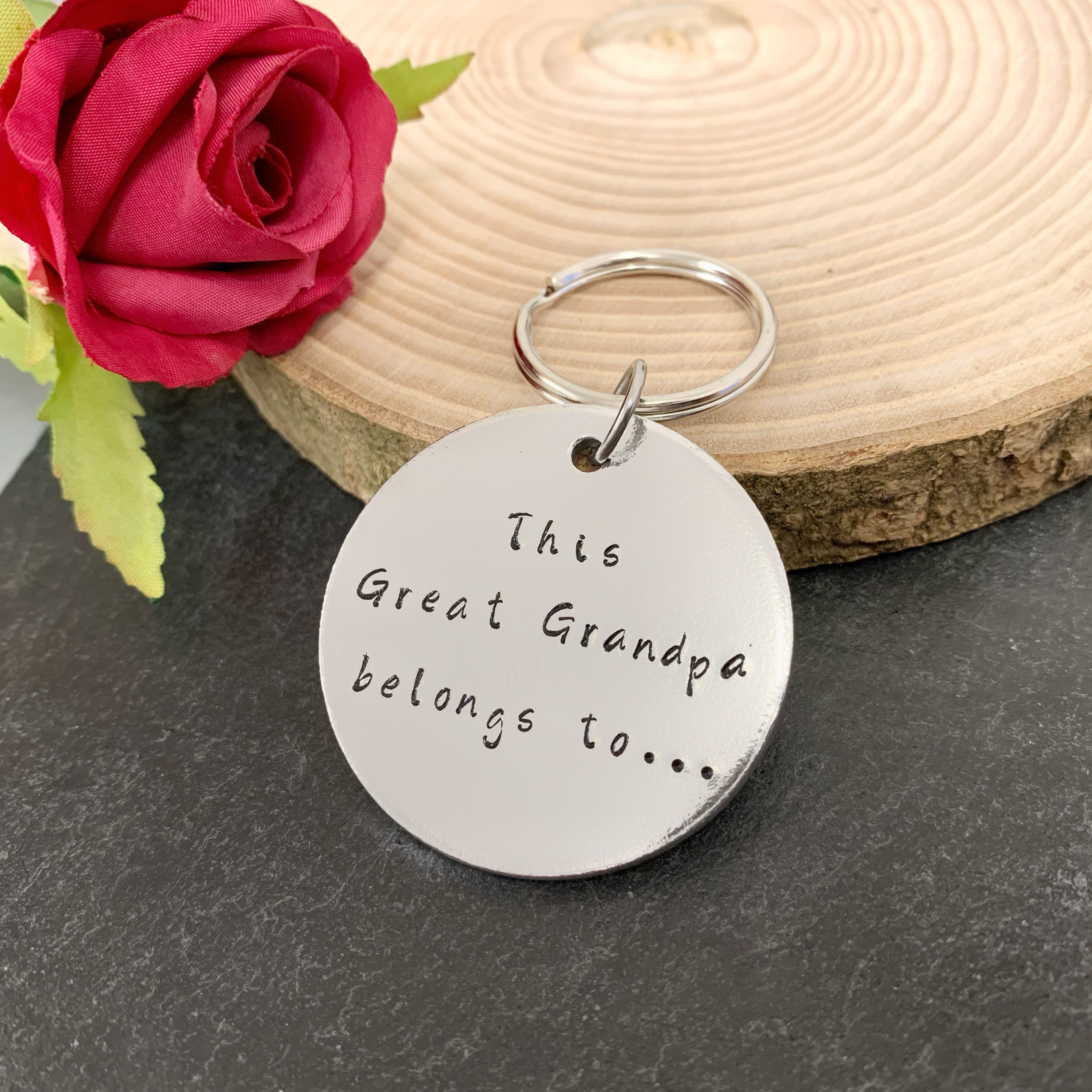 This Great Grandad Belongs to Keyring, Birthday Gift for Him ...