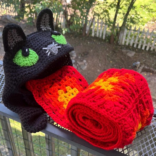 Cat Scarf - Etsy