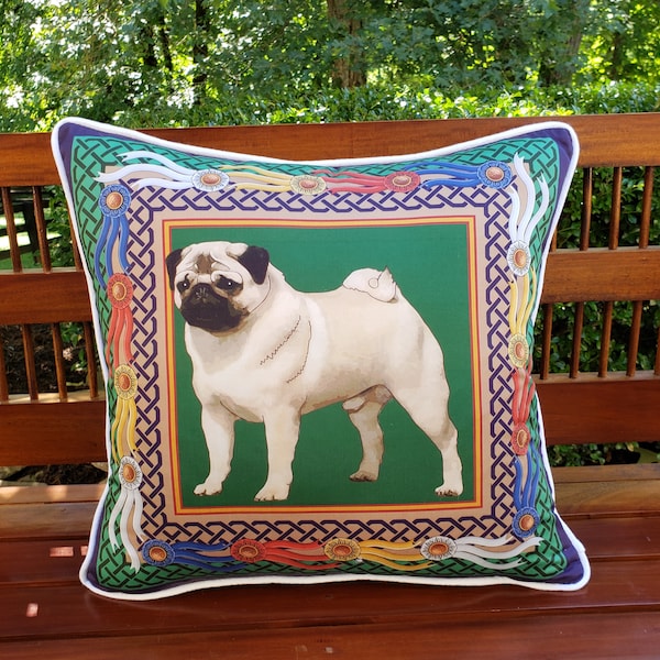 Pug Pillow - Etsy