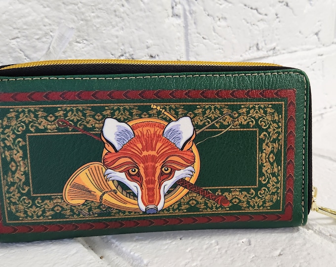 Fox Wallet, Custom Designed Ladies Wallet, Womens Wallet, Equestrian ...