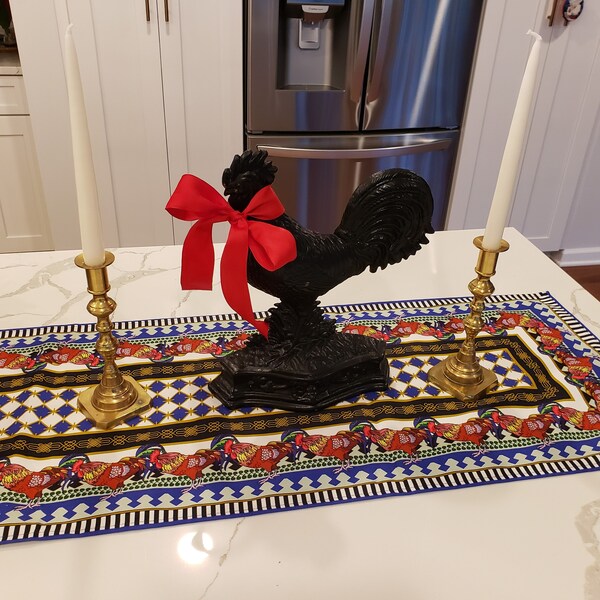 Rooster Table Runner - Etsy