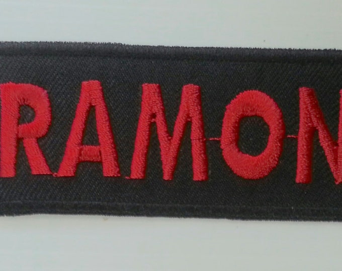 Embroidered Patch Ramones Punk Hard Rock Heavy Iron/sew on Patch - Etsy