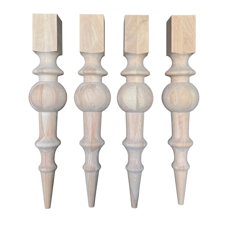 Wooden Table Legs - Etsy