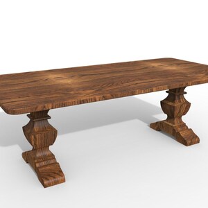 Table Base Pedestal for Dining Room Tables- Leg Only- Unfinished - Etsy