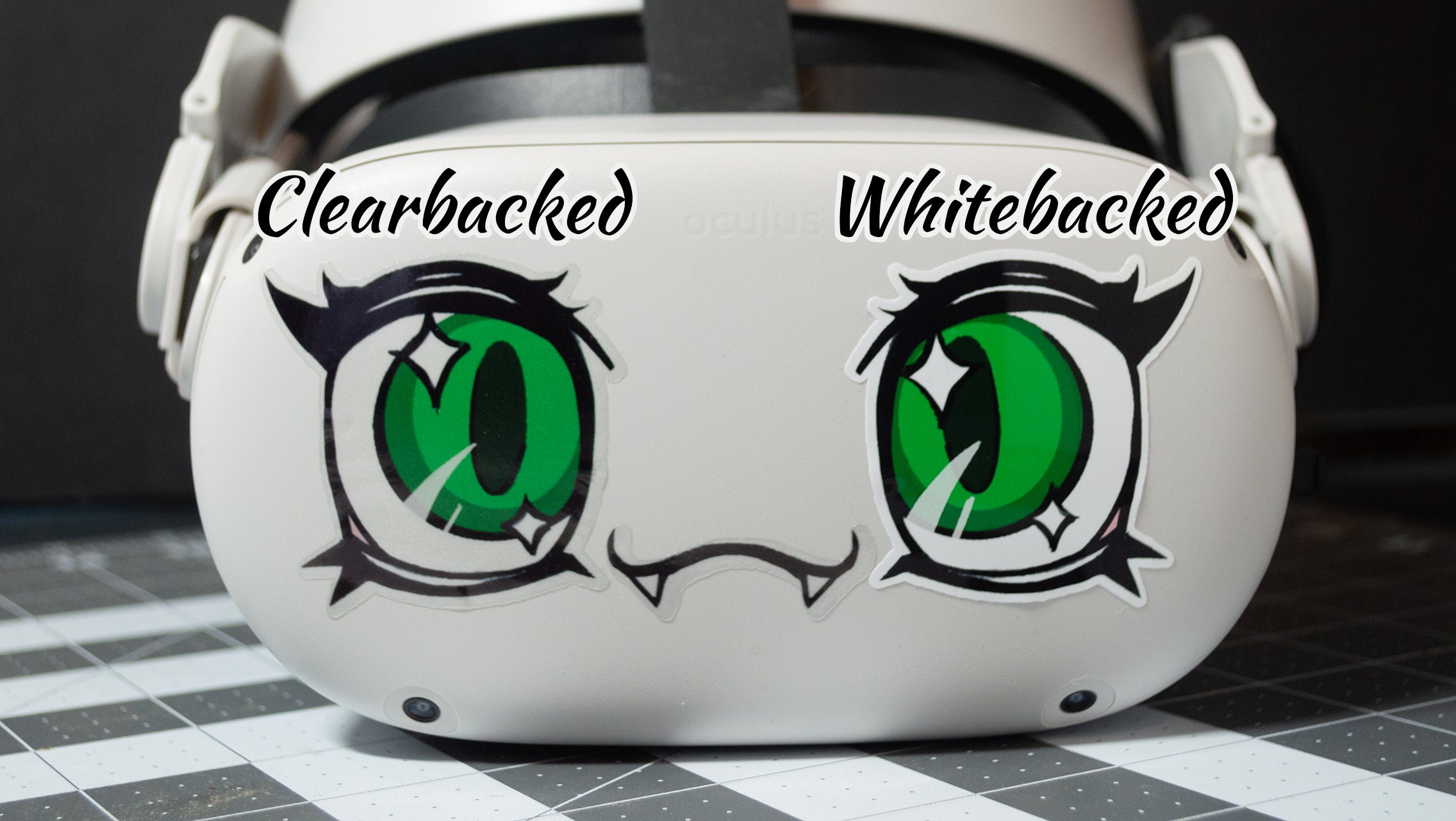 Clearbacked VR Headset Decals, Shoujo Style 01 - Etsy