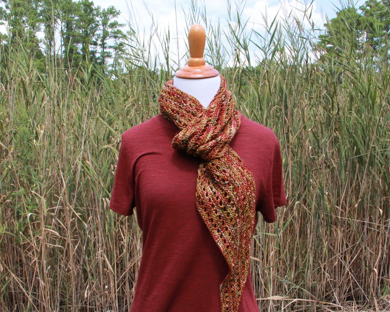 Sequence Scarf Knitting Pattern: Easy Lightweight Design (PDF Pattern ...