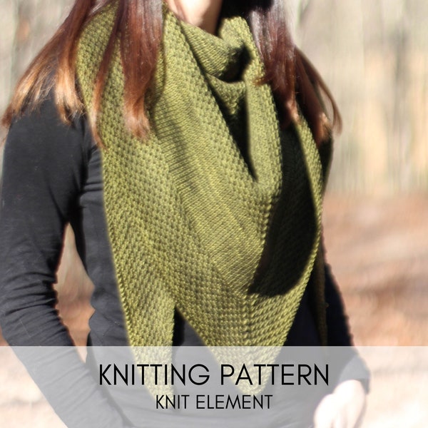 Knit Shawl Pattern - Etsy