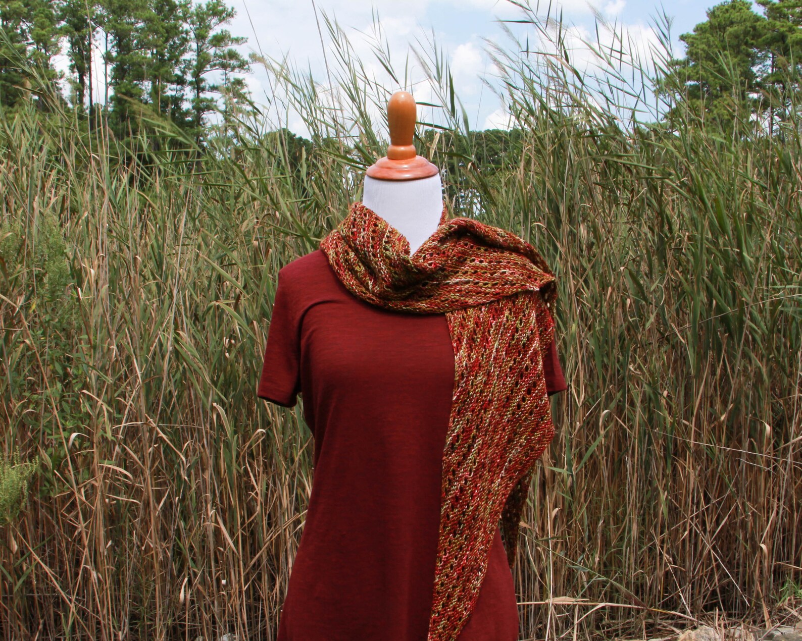 Sequence Scarf Knitting Pattern: Easy Lightweight Design (PDF Pattern ...