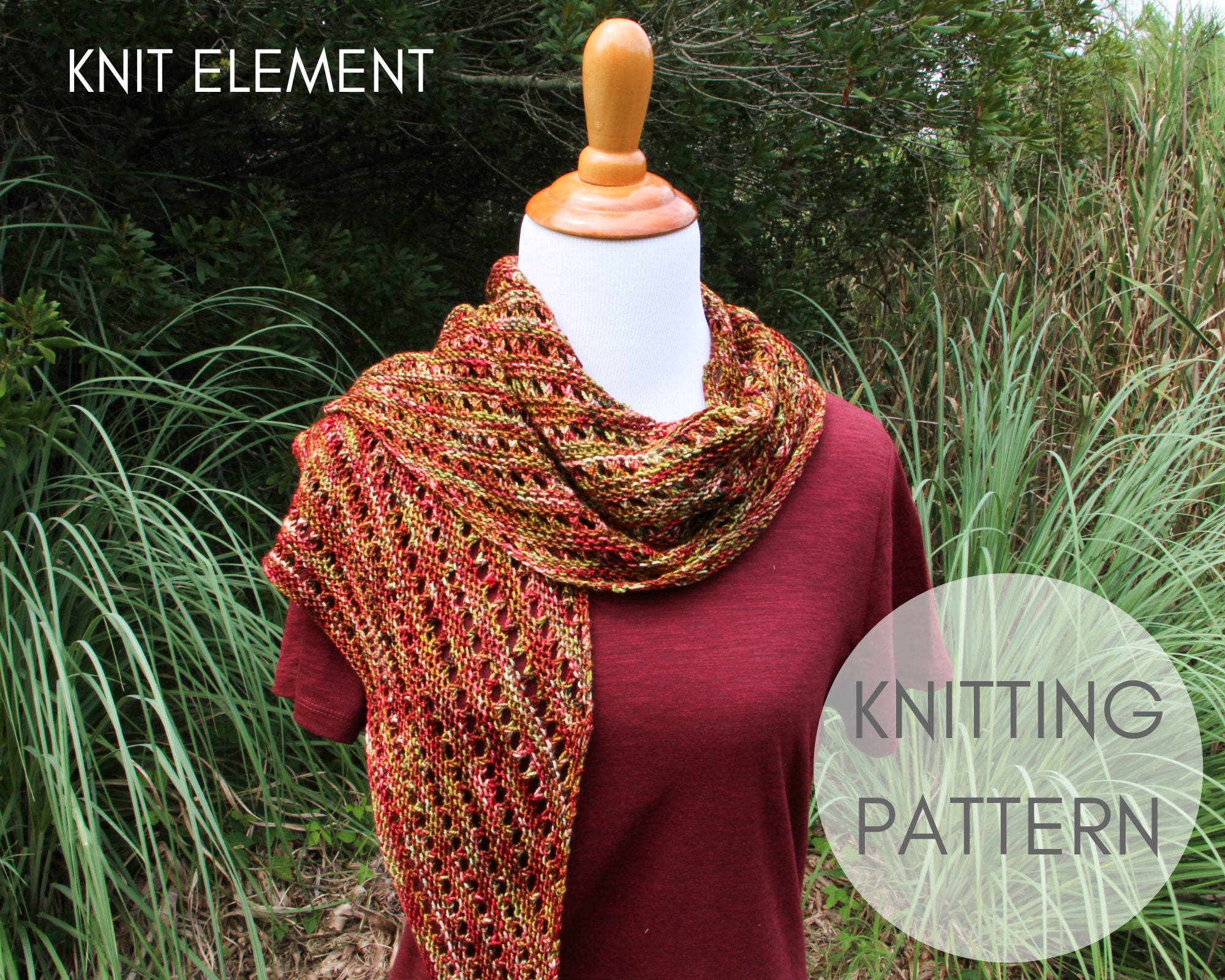 Knitting Pattern, Sequence Scarf Knitting Pattern, Knit Scarf Pattern ...