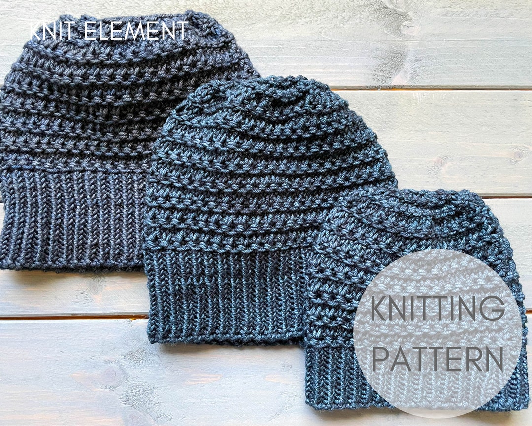 Knitting Pattern, Hat Pattern, Knitting Hat Pattern, Beanie Knitting ...