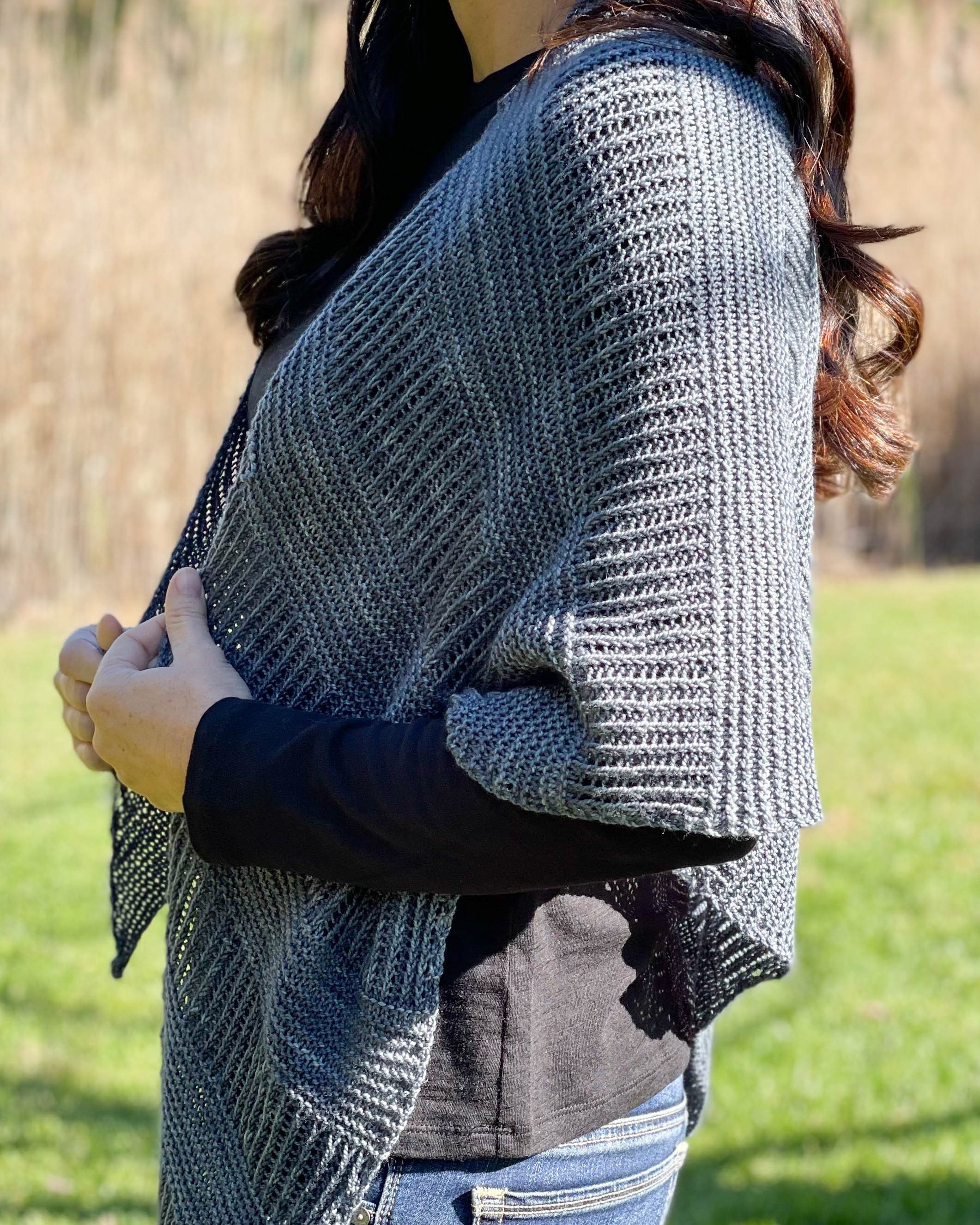 Sideways Triangle Shawl Pattern // Knitting Pattern // Knit | Etsy