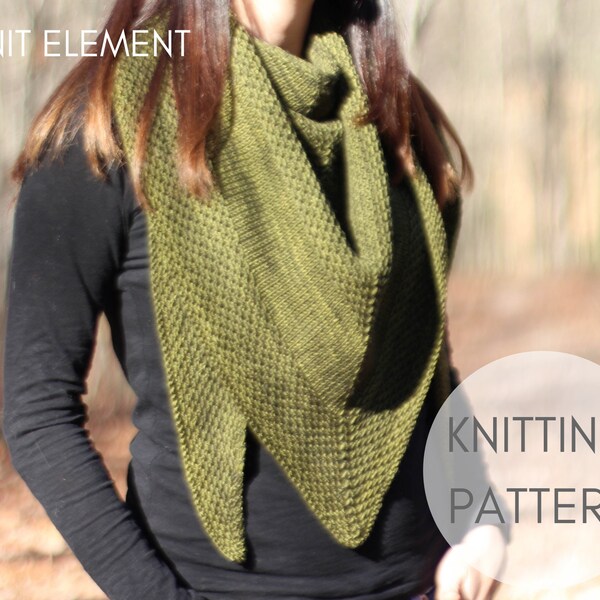 Knit Shawl Pattern - Etsy