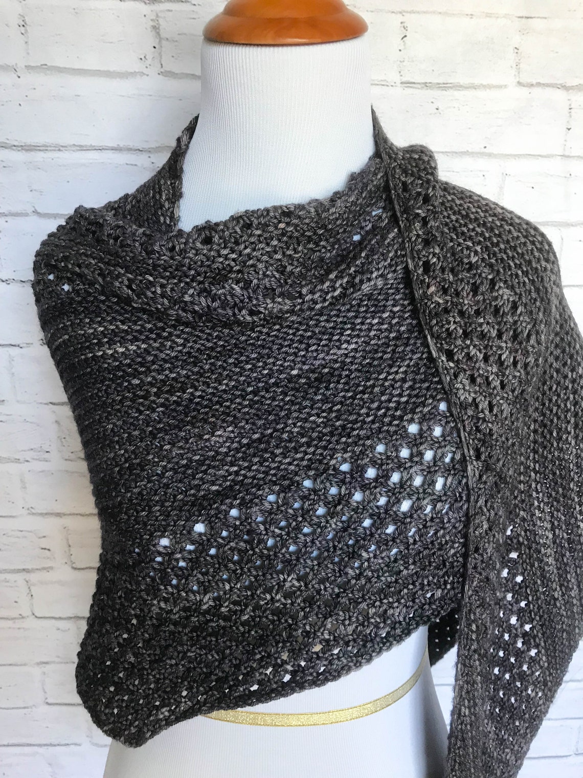 Shooting Star Shawl Knitting Pattern, Asymmetrical Knit Scarf (PDF ...