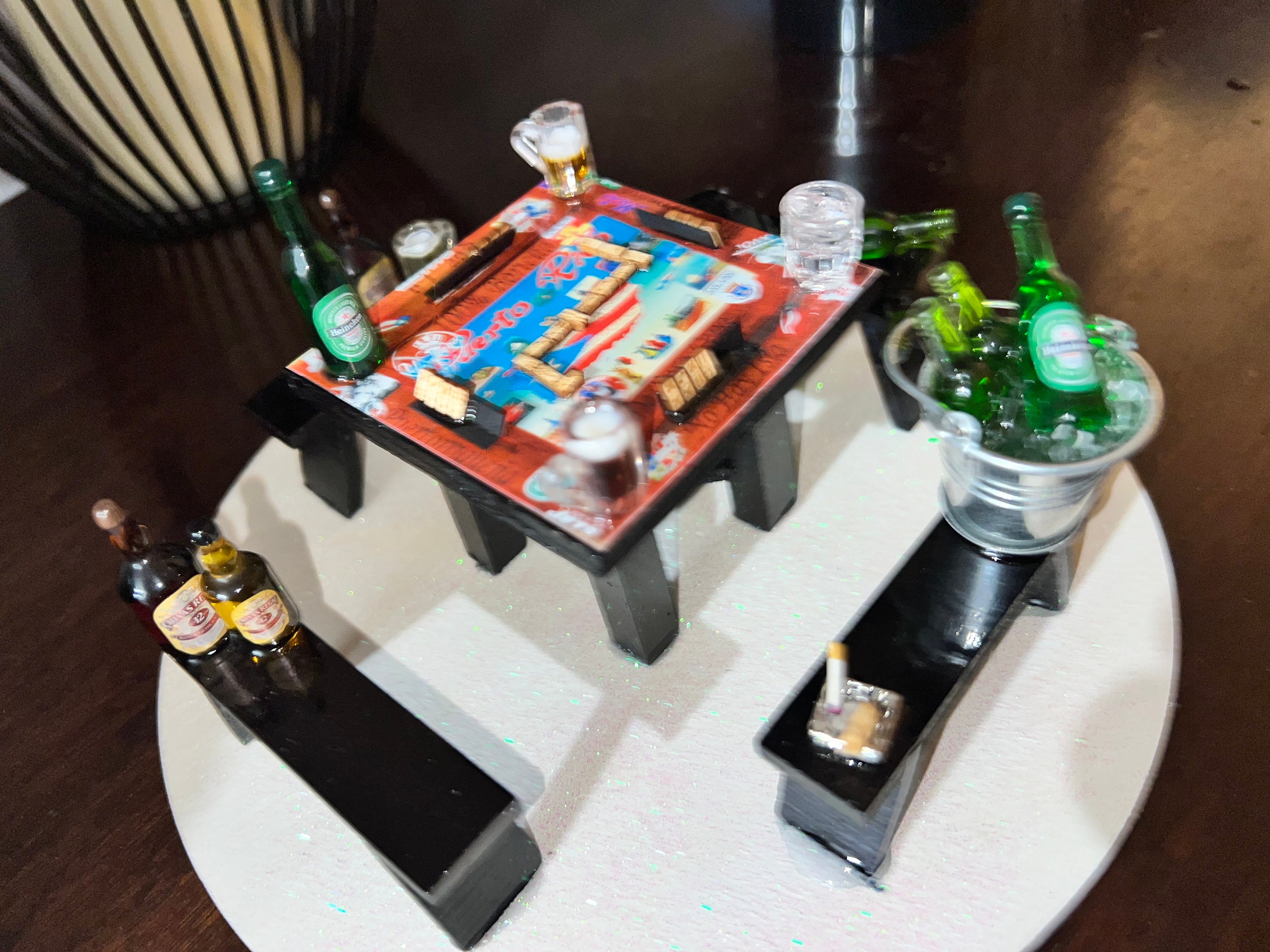 Domino Table Cake Topper - Etsy