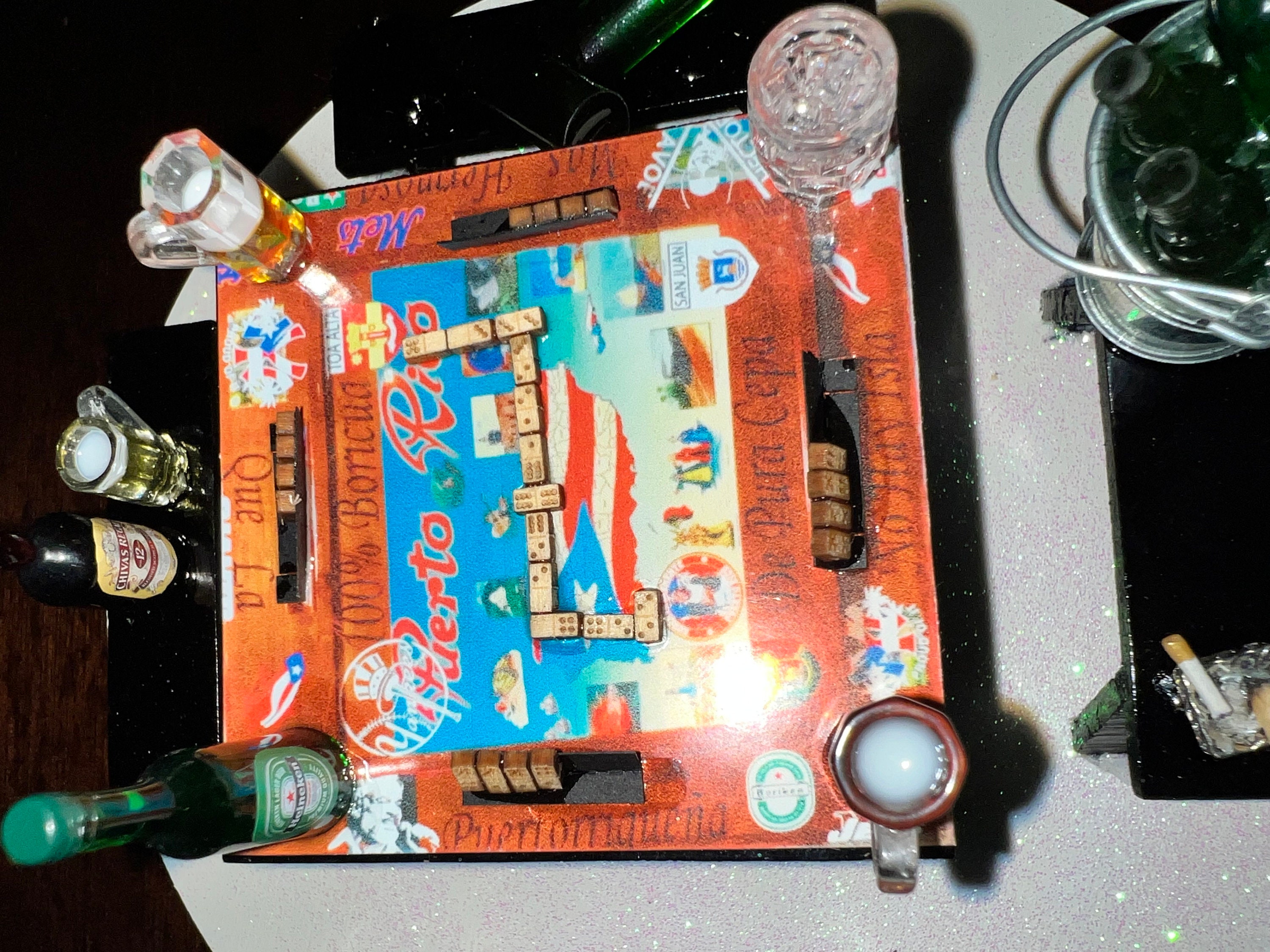 Domino Table Cake Topper - Etsy