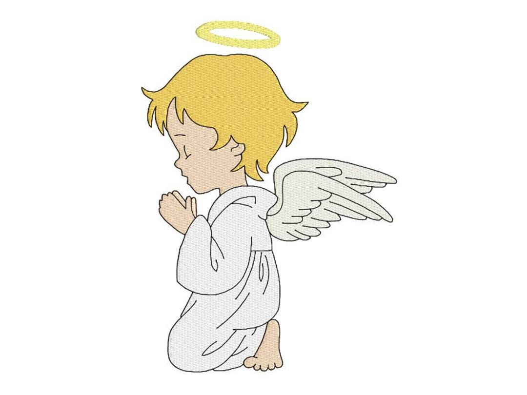 Angel Machine Embroidery Design, Design for Kids, Fill Embroidery ...