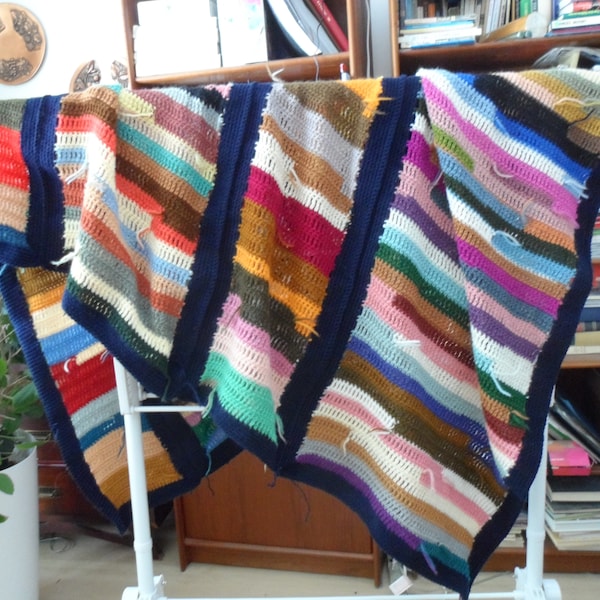 Multi Colored Throw - Etsy