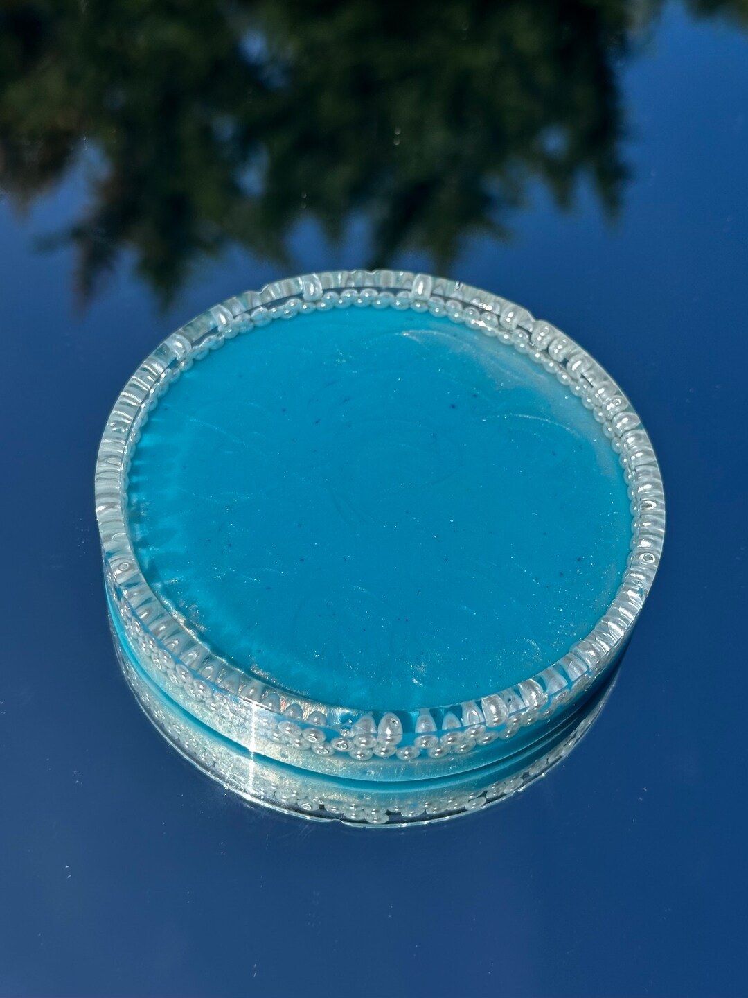 Round Resin Catch-all Tray Epoxy Catch-all Tray Table Decor Trinket ...