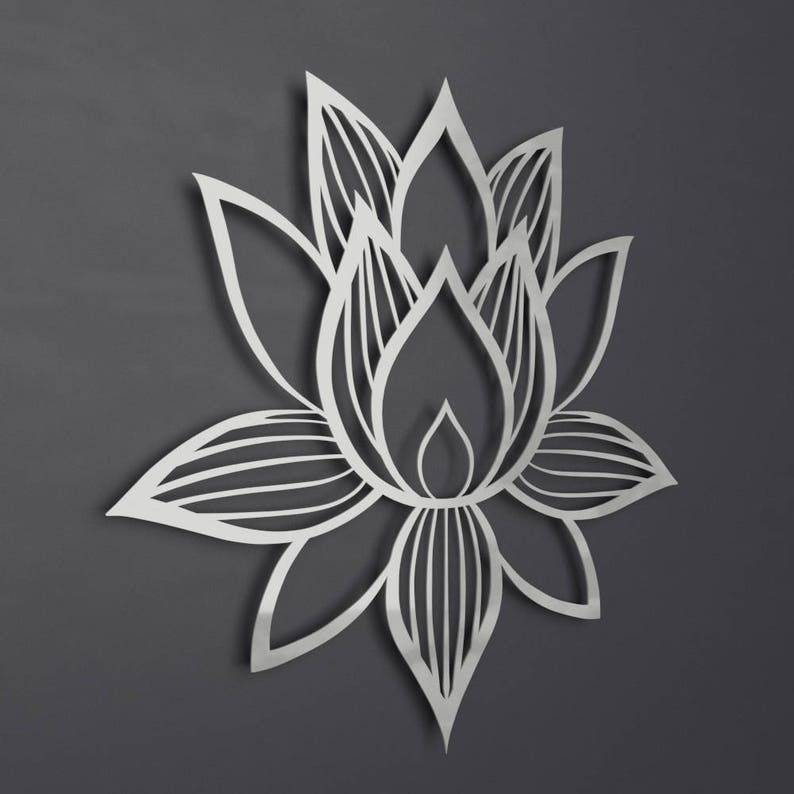 Lotus Flower Metal Wall Art Lotus Metal Art Lotus Flower - Etsy Australia