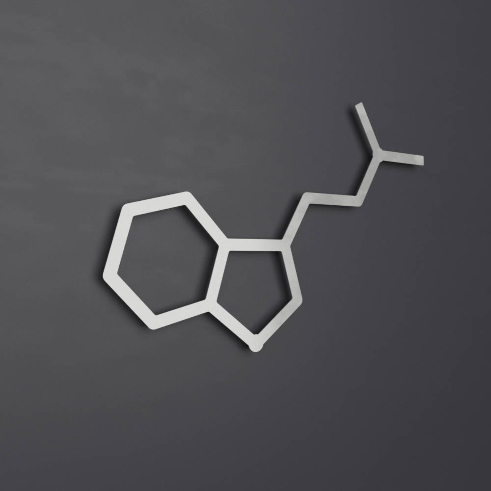 DMT Spirit Molecule Metal Wall Art Modern Abstract Sculpture - Etsy