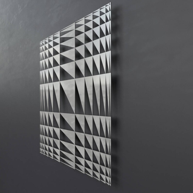 Abstract Metal Wall Art Geometric Wall Art Modern Metal Wall - Etsy