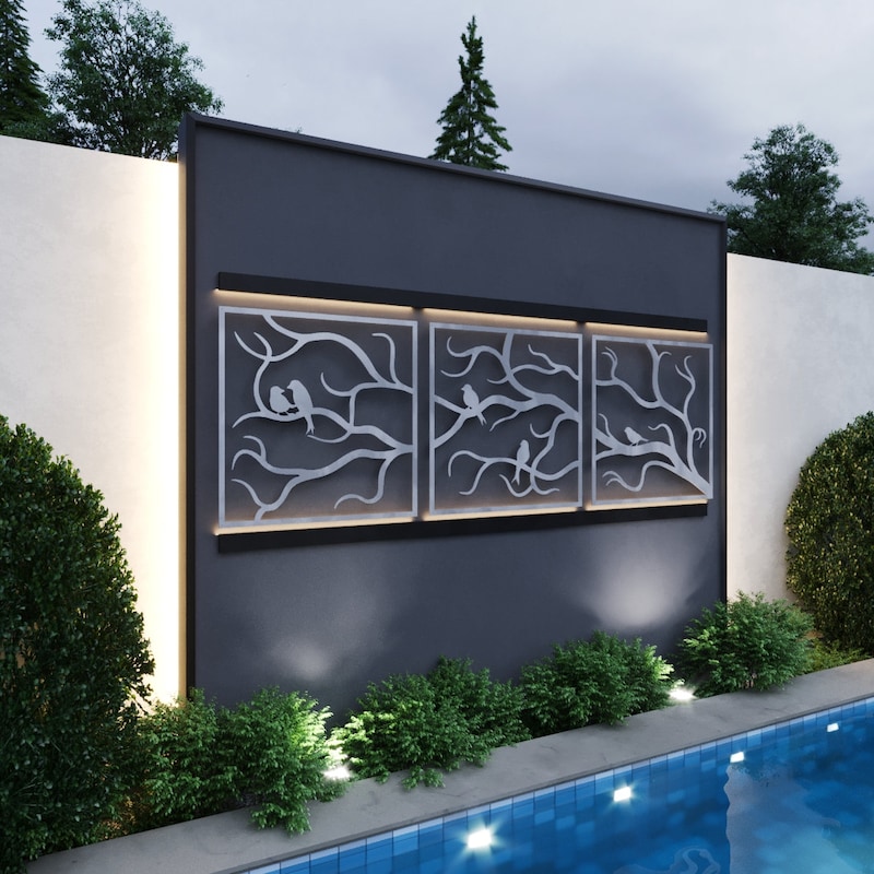 Outdoor Metal Wall Art - Etsy
